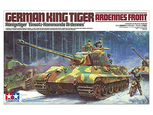 TAMIYA America 1/35 German King Tiger Tank Model Kit - Scale Model Kits ...