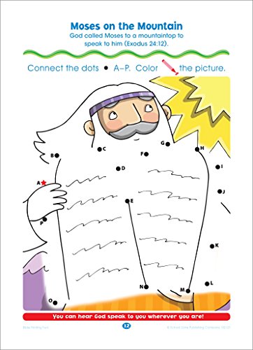Snapklik.com : School Zone - Bible Dot-to-Dots ABCs Workbook - Ages 3 ...