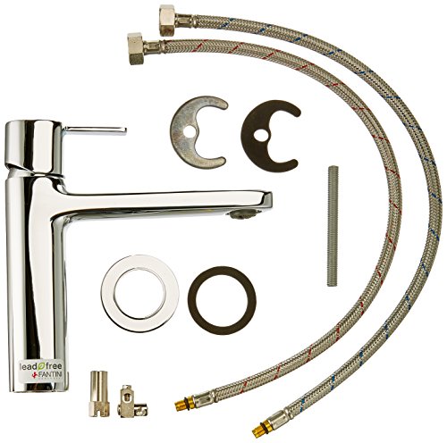 Sink Fantini 2402m104wf Mixer Tap Without Waste, Chrome Blades – BigaMart