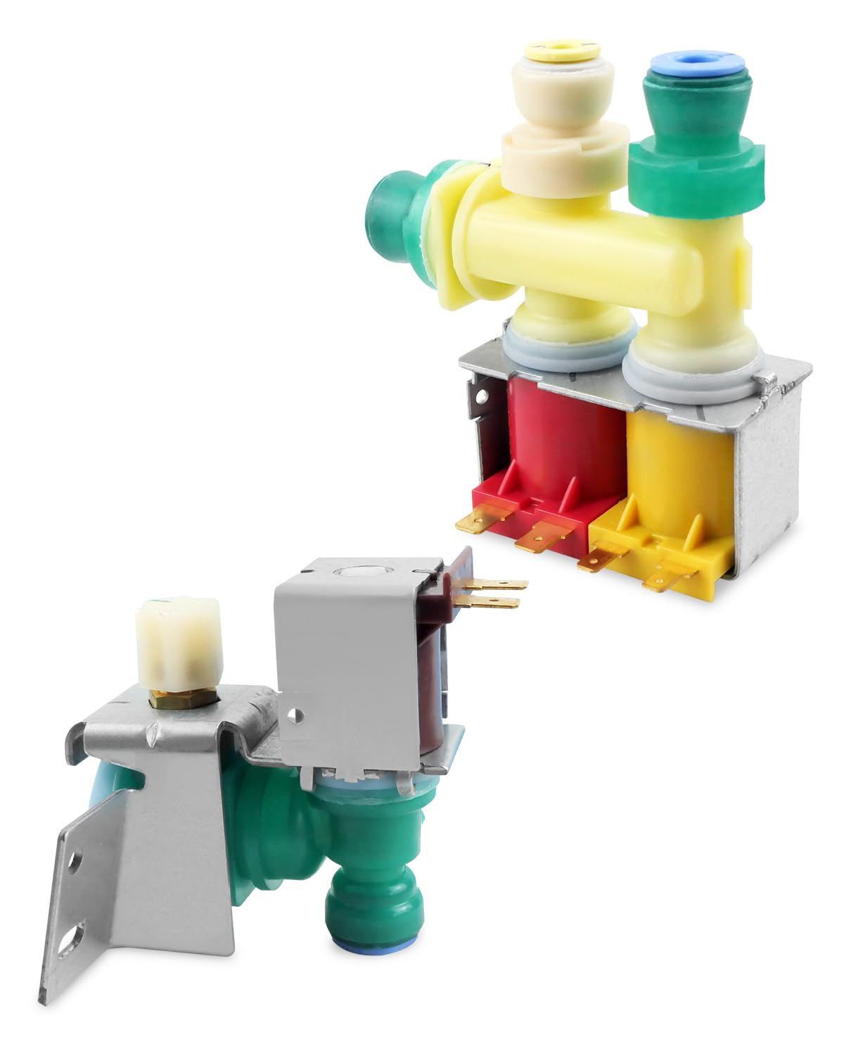 Amazon.com: W10341320 & W10238100 Refrigerator Water Inlet Valve ...