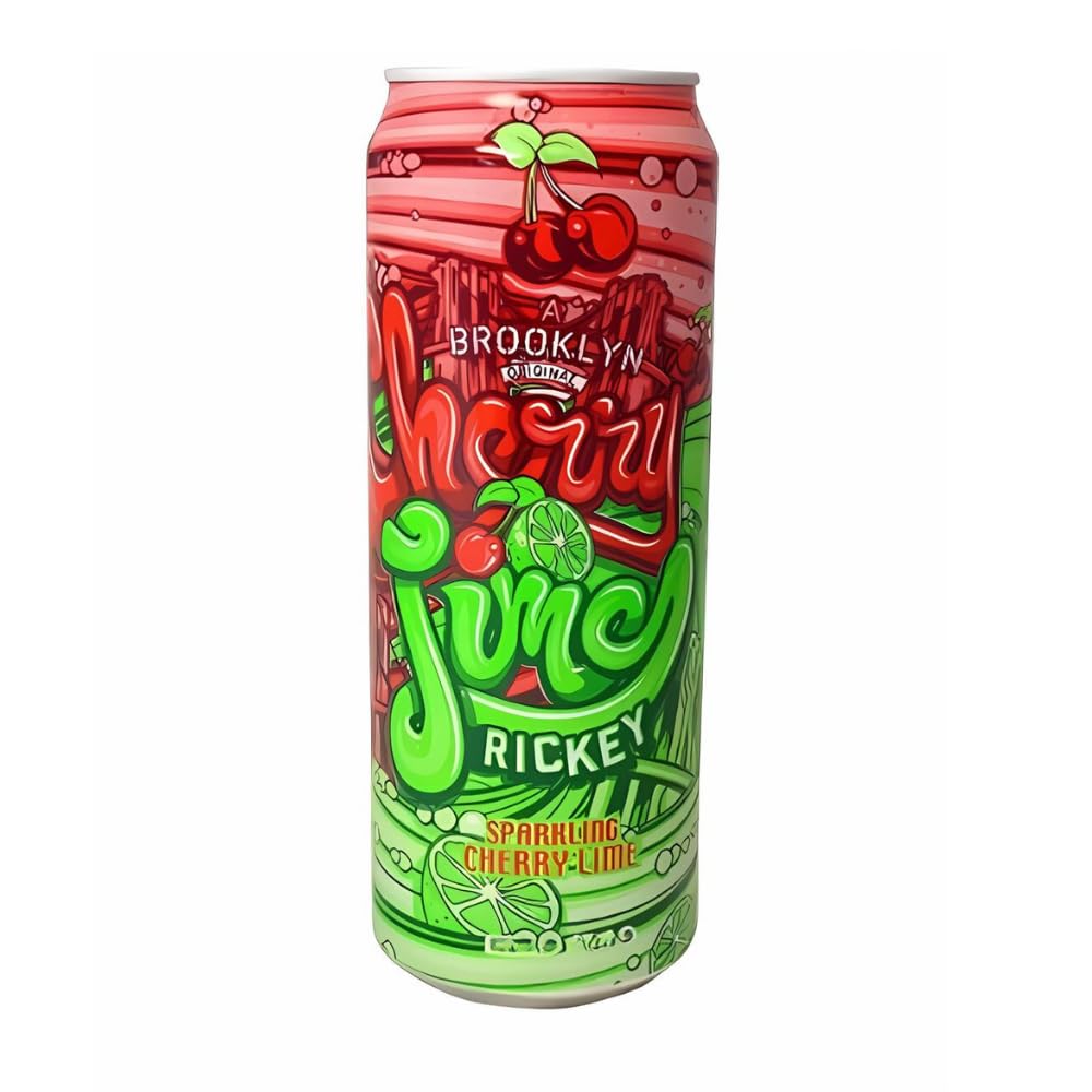 Amazon.com : AriZona Cherry Lime Rickey, 22oz, 12 Pack, In Snack Mass ...