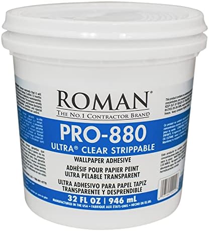 ROMAN Products 012401 PRO-880 Wallpaper Adhesive & Paste for Any ...