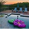 Amazon.com: Swimline Inflatable Hibiscus Flower Pool Float Purple, 70 ...