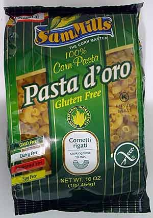 Amazon.com : Sam Mills Cornetti Rigati Gluten-Free Corn Pasta : Italian ...