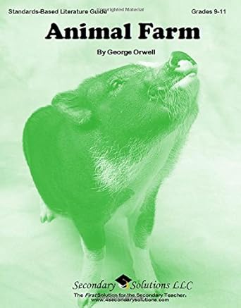 Animal Farm Teacher Guide - complete lesson unit for teaching the novel ...