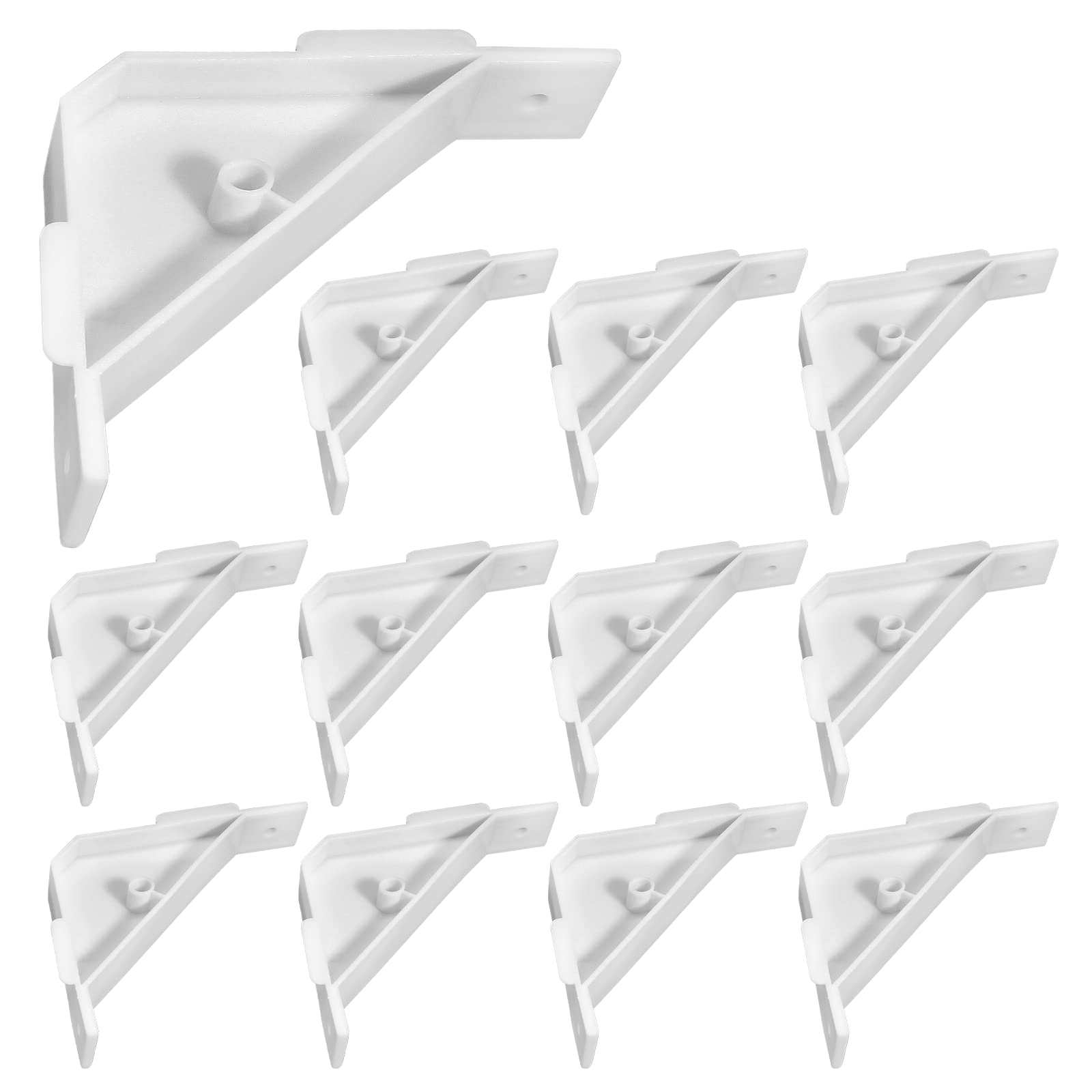 Amazon.com: Waziaqoc 12PCS Cabinet Triangle Bracket, 90 Degree Corner ...