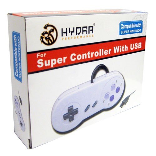 Amazon.com: Hydra Performance SNES CONTROLLER USB SUPER NINTENDO ...