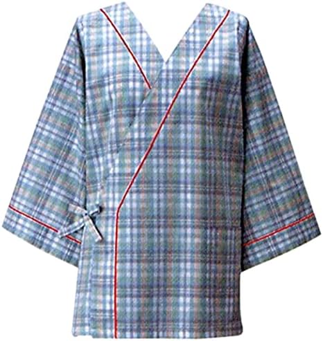 Amazon | カゼン KAZEN 225-23 患者衣（甚平型） S～3L 検診衣 診察 | 制服・ワークウェア 通販