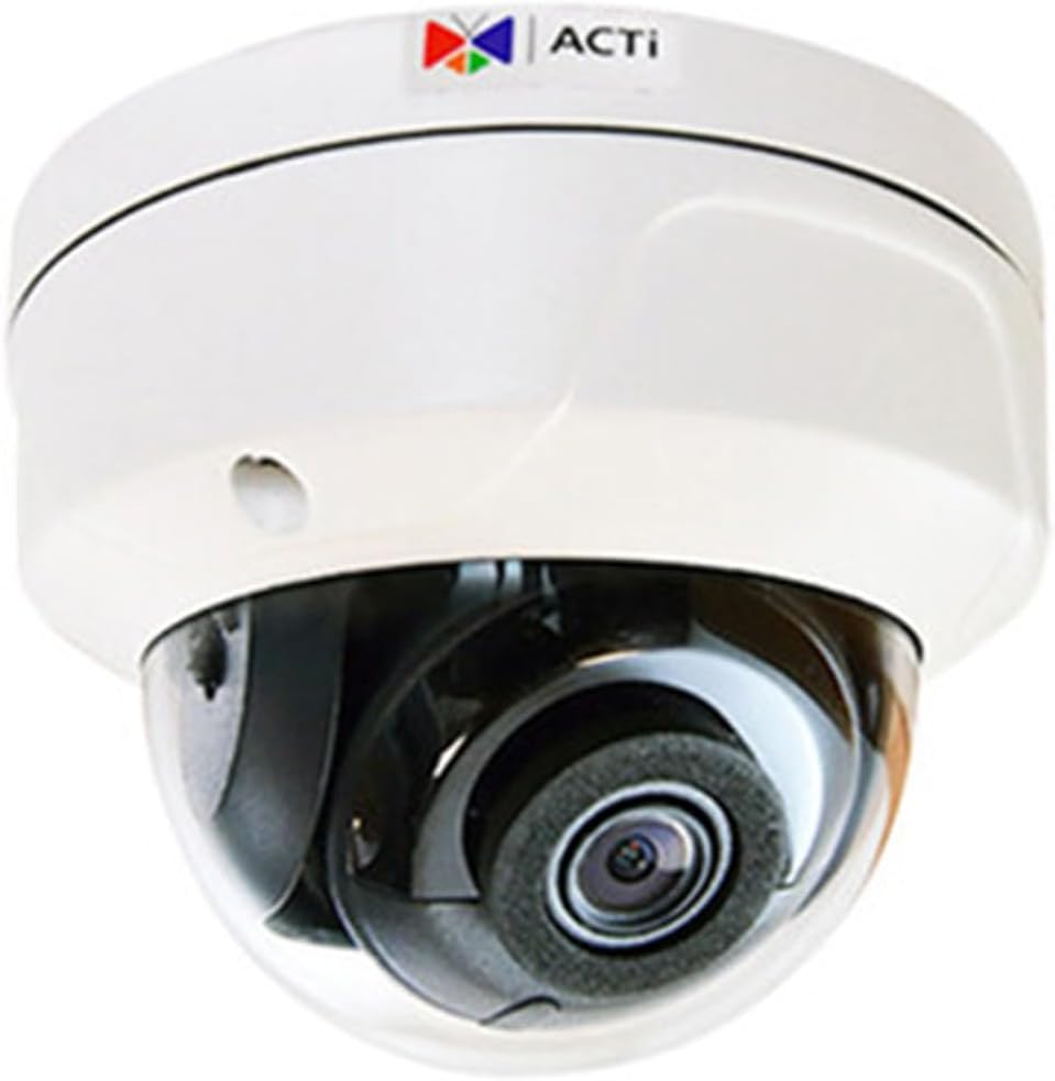 Amazon.com : ACTi A77 6MP Outdoor Dome Camera with D/N, IR, Extreme WDR, SLLS, Fixed Lens, f2 ...