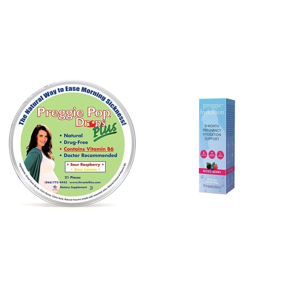 Amazon.com: Three Lollies Preganancy Wellness Bundle - Preggie Pop ...