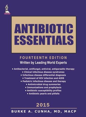 Antibiotic Essentials 2015: Cunha, Burke A., M.d.: 9789351528500 ...