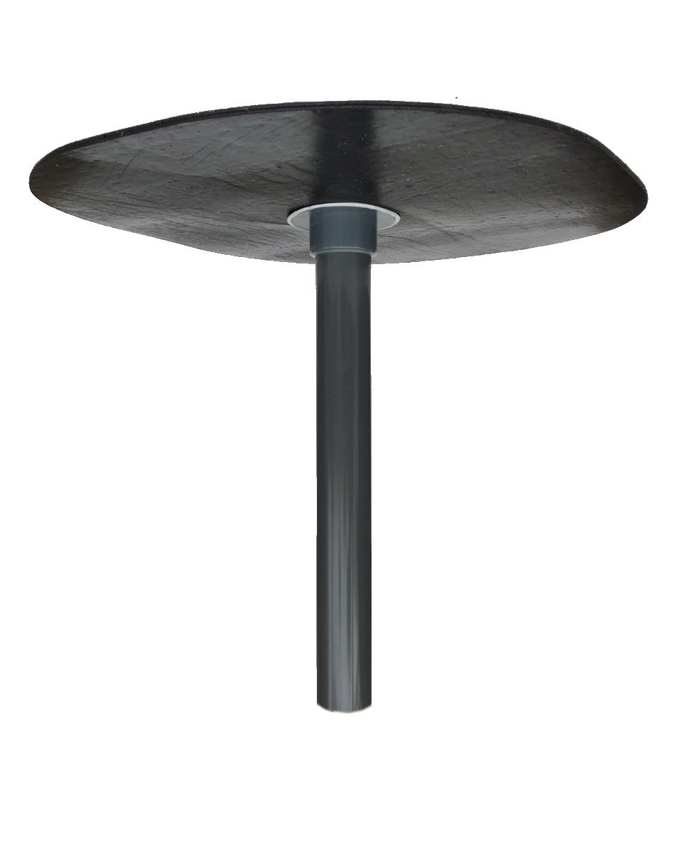 Flat roof drain DN 50 Incl. Leaf trap, bitumen flange round, roof drain ...