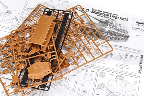 Zvezda 5023 - 1/72 German King Tiger Ausf B Henschel Turret Heavy Tank ...