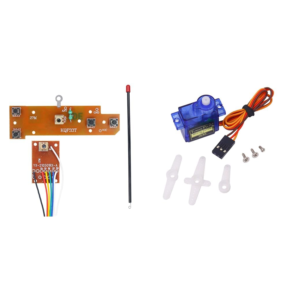 Electronic Spices 4CH RC remote control 27MHz circuit PCB transmitter ...