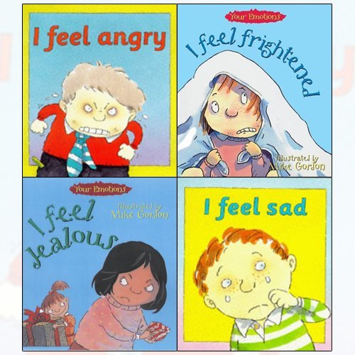 Brian Moses Your Emotions 4 Books Collection Set - I Feel Angry,I Feel ...
