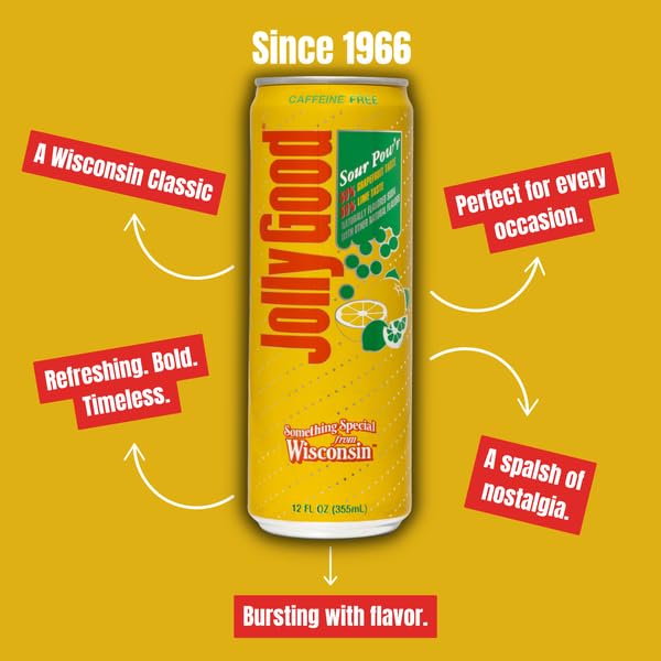 Jolly Good Soda Flavors Jolly Good Soda Can Mascot – Krier Foods