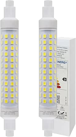 Long Life Lamp Company 2 x R7S 118mm LED Bulb J118 Halogen Linear ...