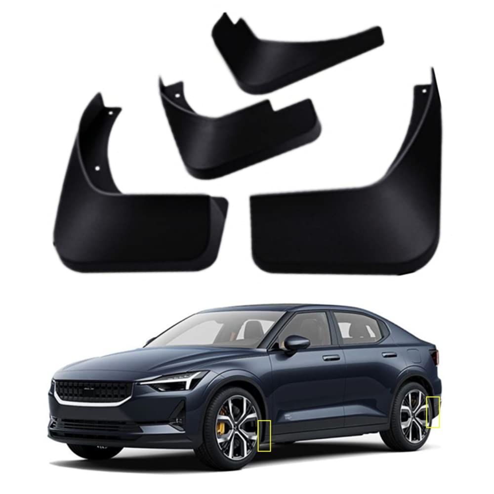 Buy Mud Flaps Kit for 2024 Polestar 2 Accessories 2021 2022 2023 Mud ...