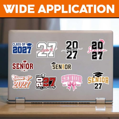 MAIANEY Class of 2027 Sticker, Senior 2027 Stickers Pack 10PCS ...