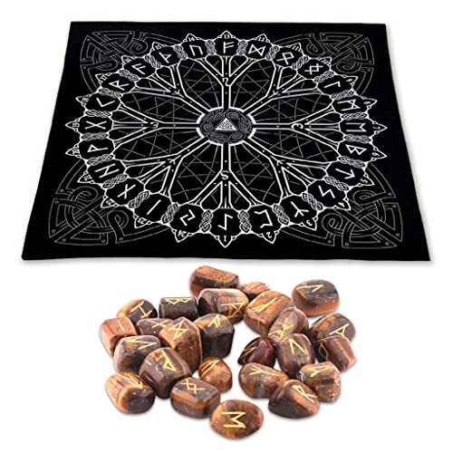 Healing Crystals India Golden Lettering Engraved Alphabets Rune Stones ...