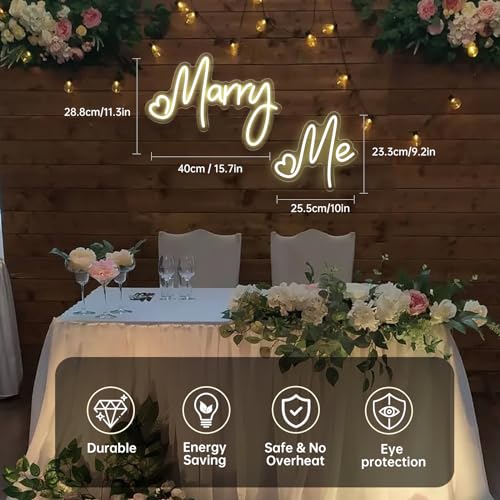 Snapklik.com : Marry Me Neon Sign Warm White Marry Me Light Up Letters ...