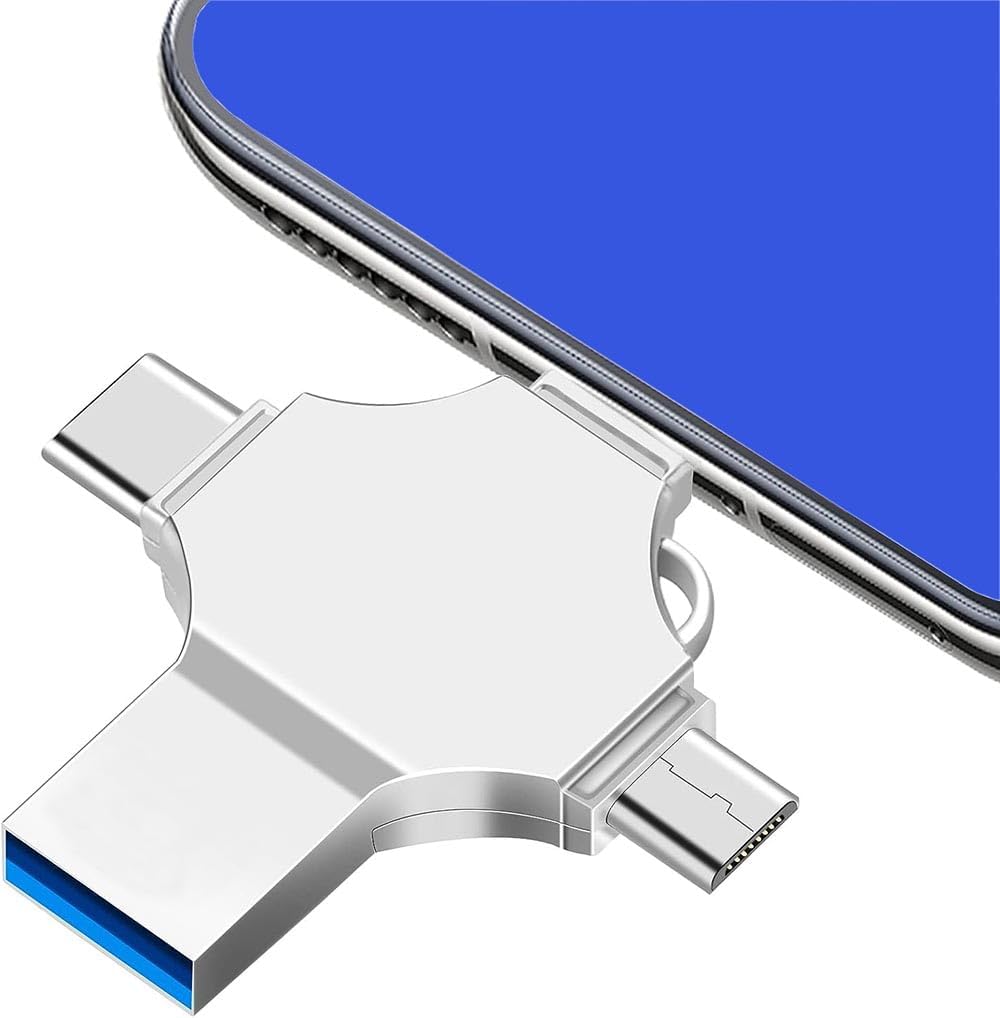 ThePhotoStick Omni 128GB - Effortless Photo and Video Backup for Apple ...