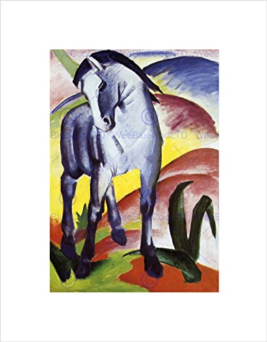 Franz Marc Blue Horse I 1911 Old Master Picture Wall Art Print – BigaMart
