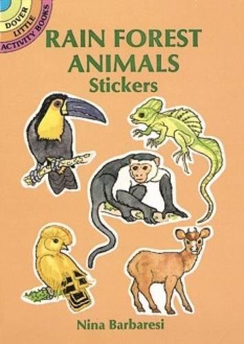 Rain Forest Animals Stickers (Dover Little Activity Books Stickers ...
