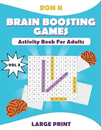 Brain Boosting Games: Activity Book For Adults: K, Ron, FunCrane ...