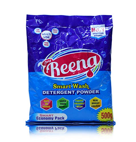 Jey Reena Washing Powder - 500gm (Pack of 10) : Amazon.in: Health ...