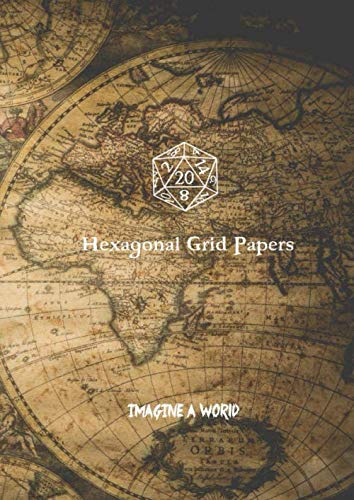Hexagonal Grid Papers: Imagine a World - DMs RPG Hex Grids for gaming ...
