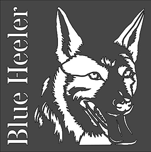Queensland Heeler Stencil Blue Heeler Stencil Etsy