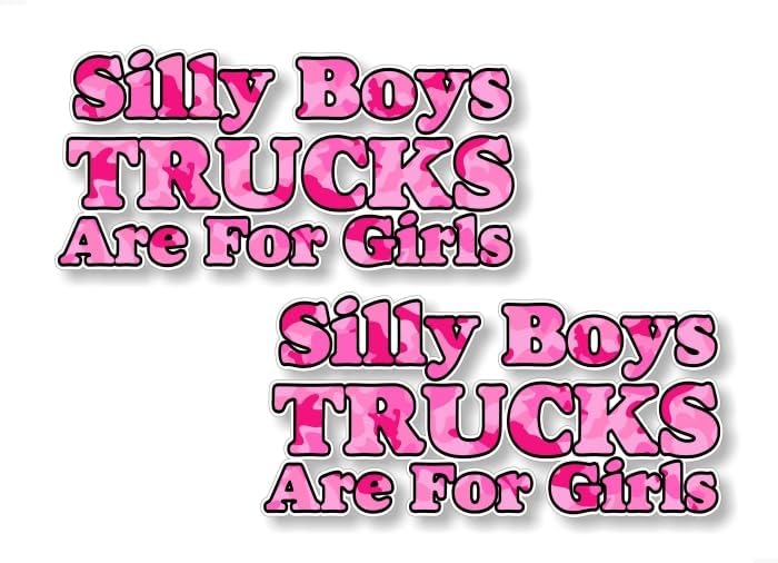 Amazon.com: 2 Yes Boys... It's My Truck Pink CAMO 9" Vinyl Decals with ...
