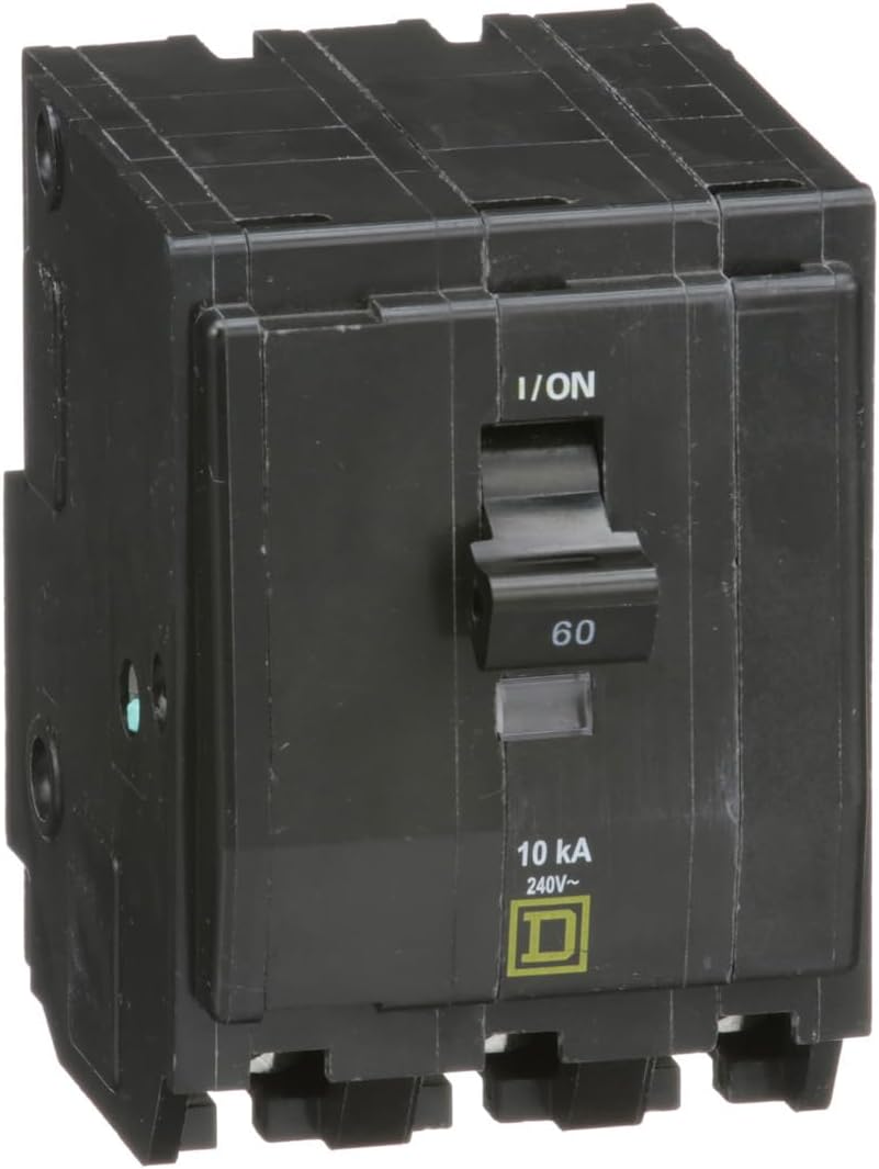 Square D Circuit Breaker, 50 Amp, 3-Pole, EDB34050 - Magnetic Circuit ...
