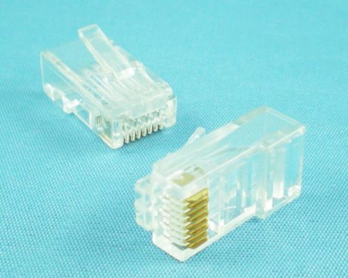 Amazon.com: LAN cable connector RJ45 8-pole 8-pole Set of 100 -522 603 ...