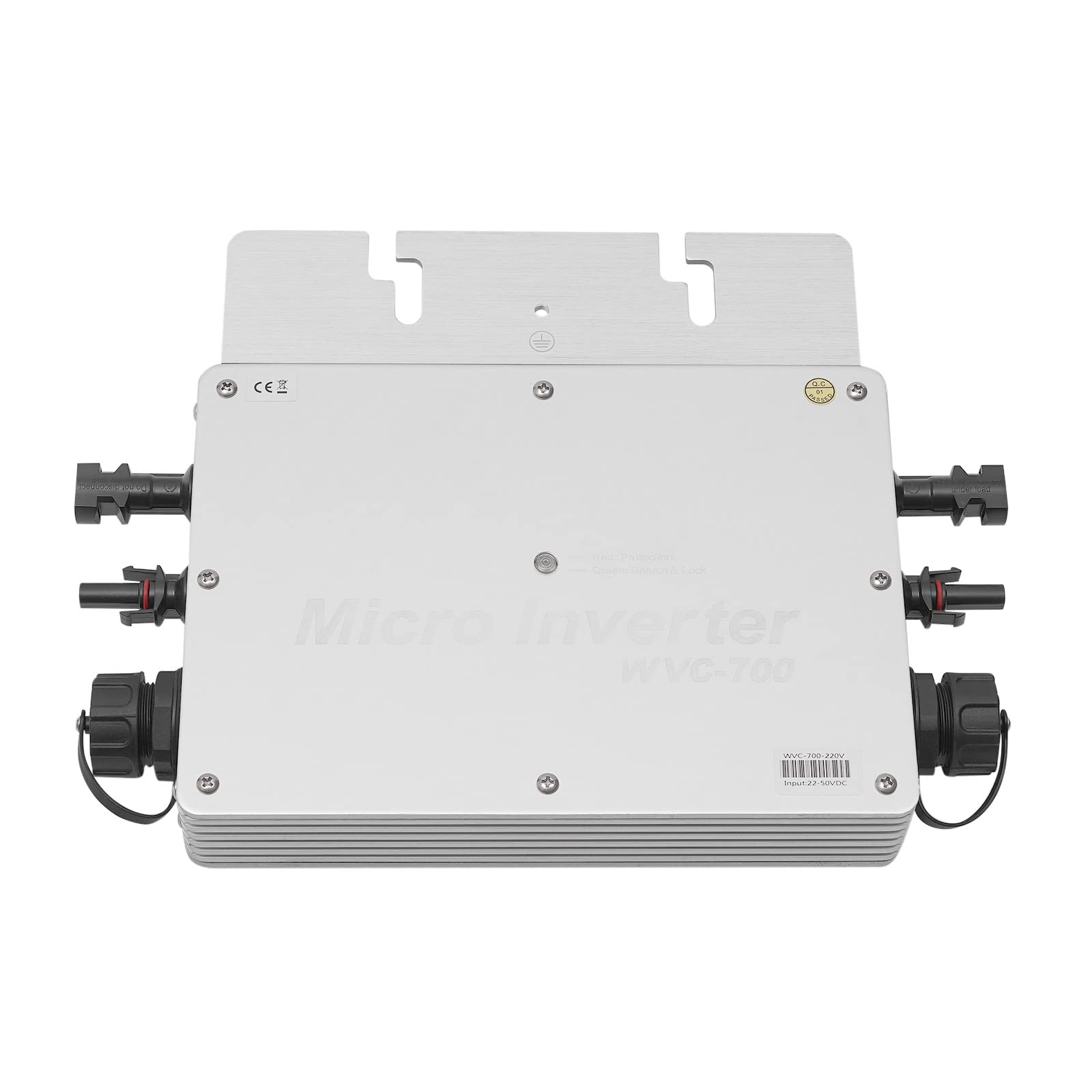 Amazon.com: EEYBLAEEY Solar Inverter, Max 700W Waterproof Grid Tie ...