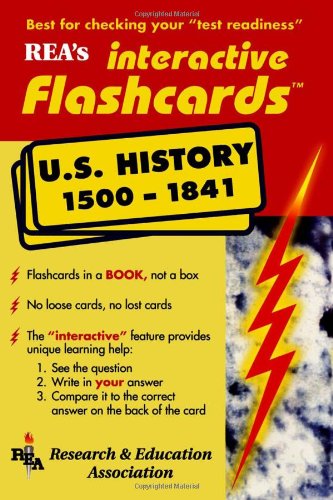 United States History 1500-1841 Interactive Flashcards Book (Flash Card ...