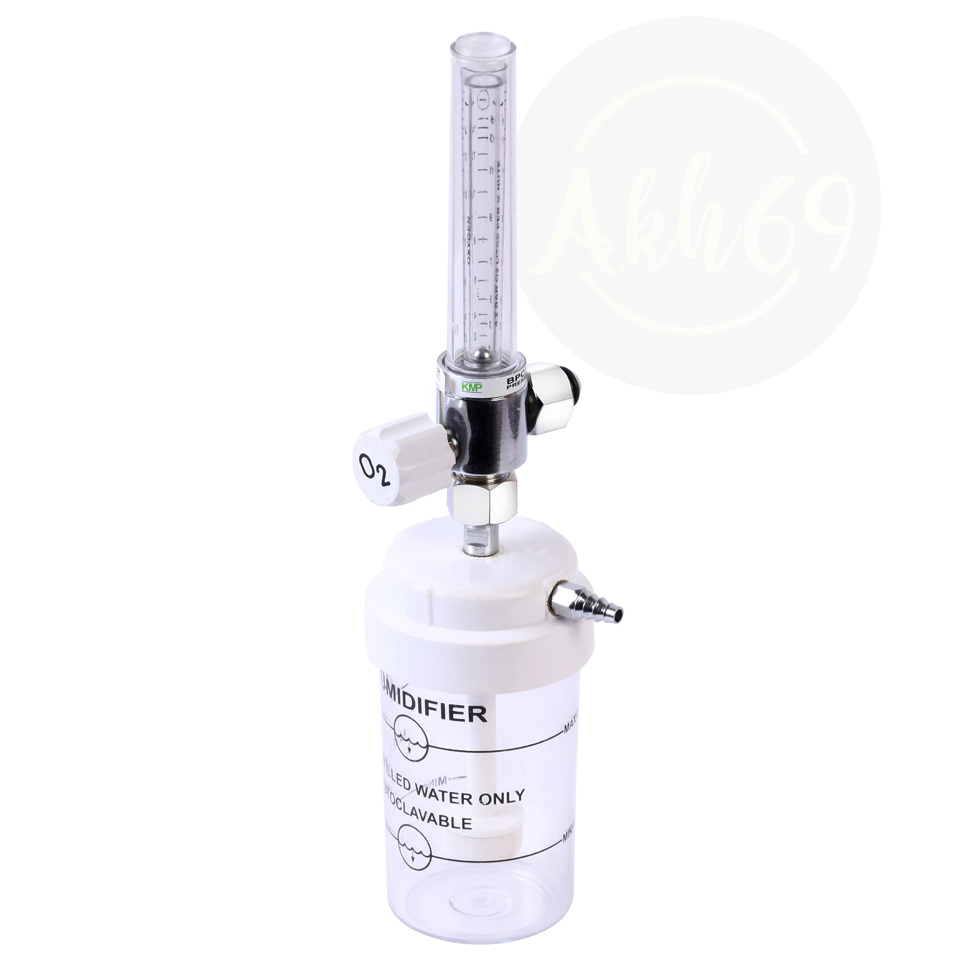 Akh69oxygen Fine Adjustment Valve With Rota Meter And Humidifier Bottle ...