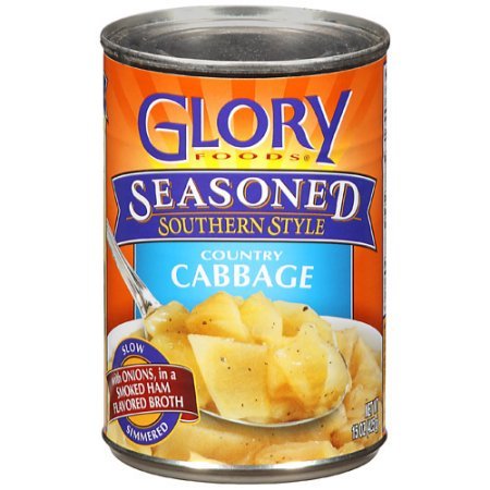 Amazon.com: Glory Foods Seasoned Southern Style Country Cabbage, 15 oz ...