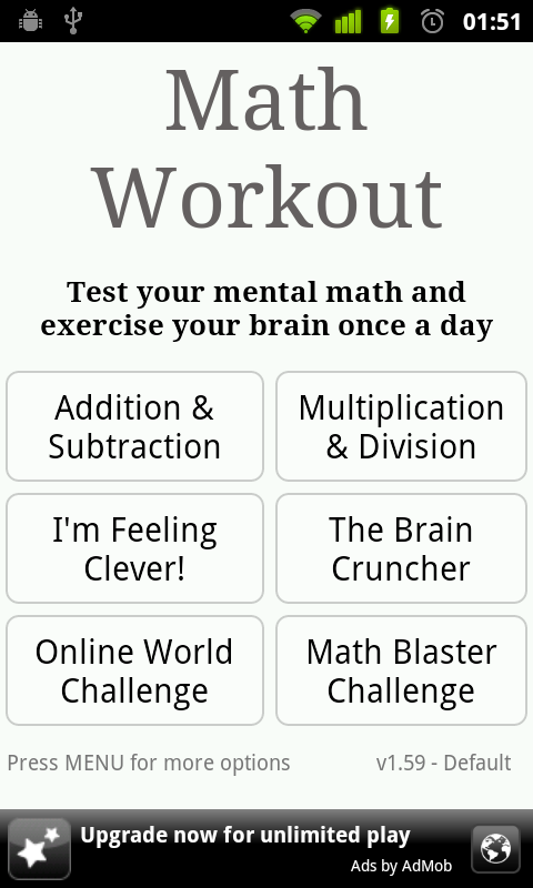 Math Workout - App on Amazon Appstore