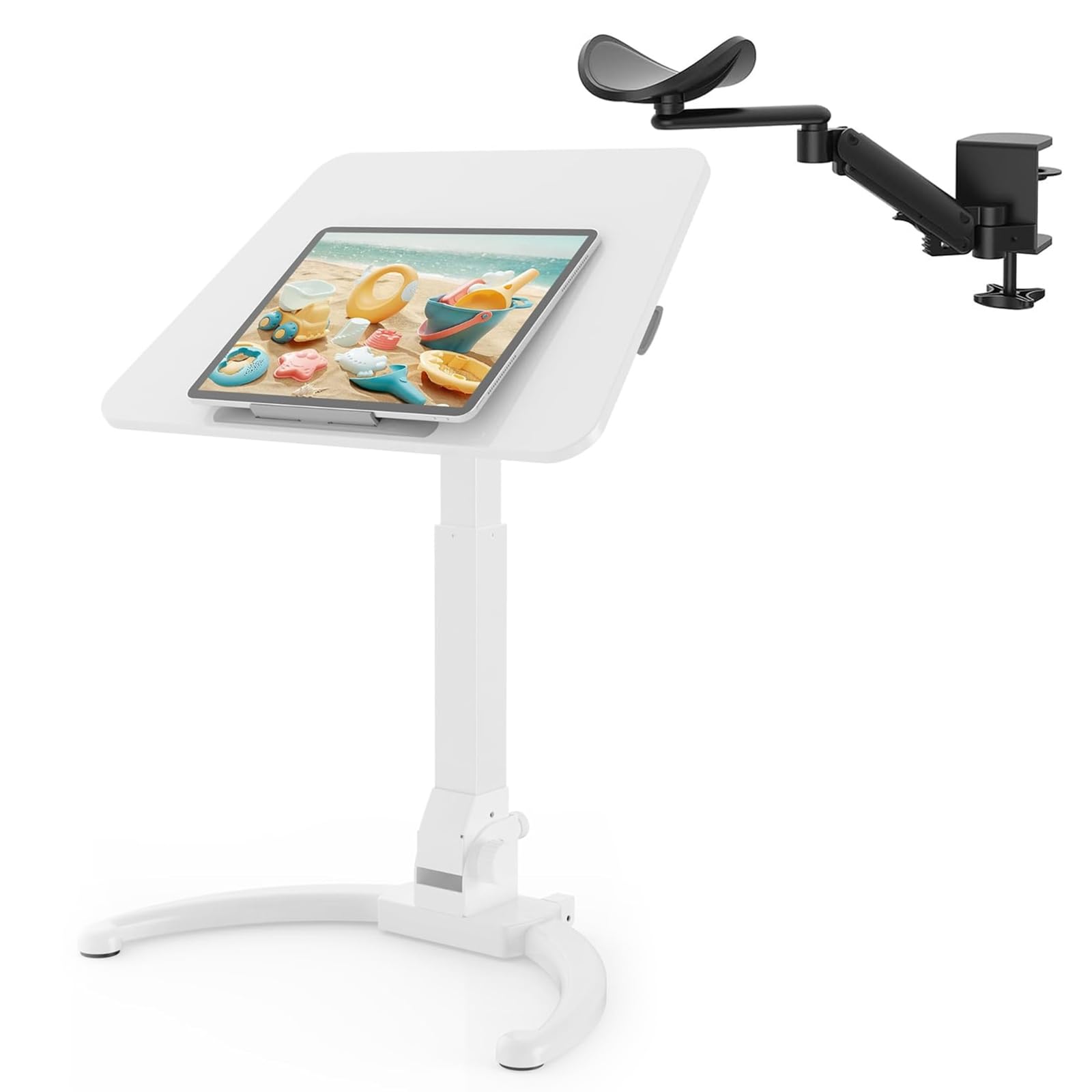Amazon.com: JOY worker Foldable Mobile Standing Desk for Kids and ...