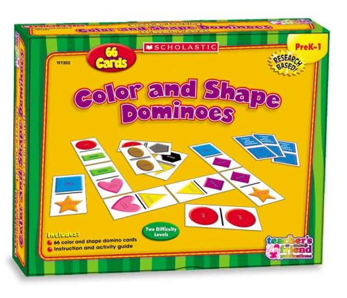 Color and Shape Dominoes [With 66 Color & Shape Domino Cards and ...