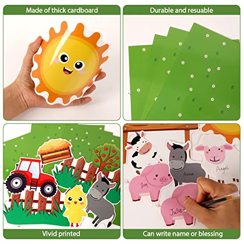 Snapklik.com : Welcome To The Farm Bulletin Board Set Farm Animals ...