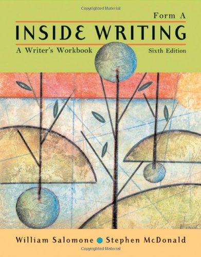 Buy Inside Writing: A Writer's Workbook Form a Book Online at Low ...