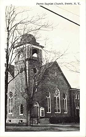 Perry Baptist Church Perry, New York NY Original Antique Postcard at ...