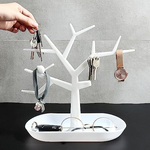 wolpin Plastic Tree Key Holders With Tray For Dressing Table Home Decor ...