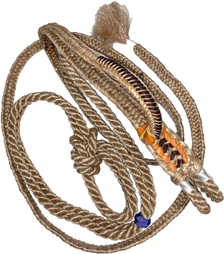 Bull Rope Custom 9/7 Right Hand Half Leather – Length with Knot 14 ...