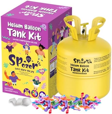 Amazon.com: Helium Tank for Balloons At Home 22L Helium Balloon Tank ...