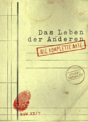Amazon.com: Das Leben der Anderen - Die komplette Akte (+ Audio-CD ...