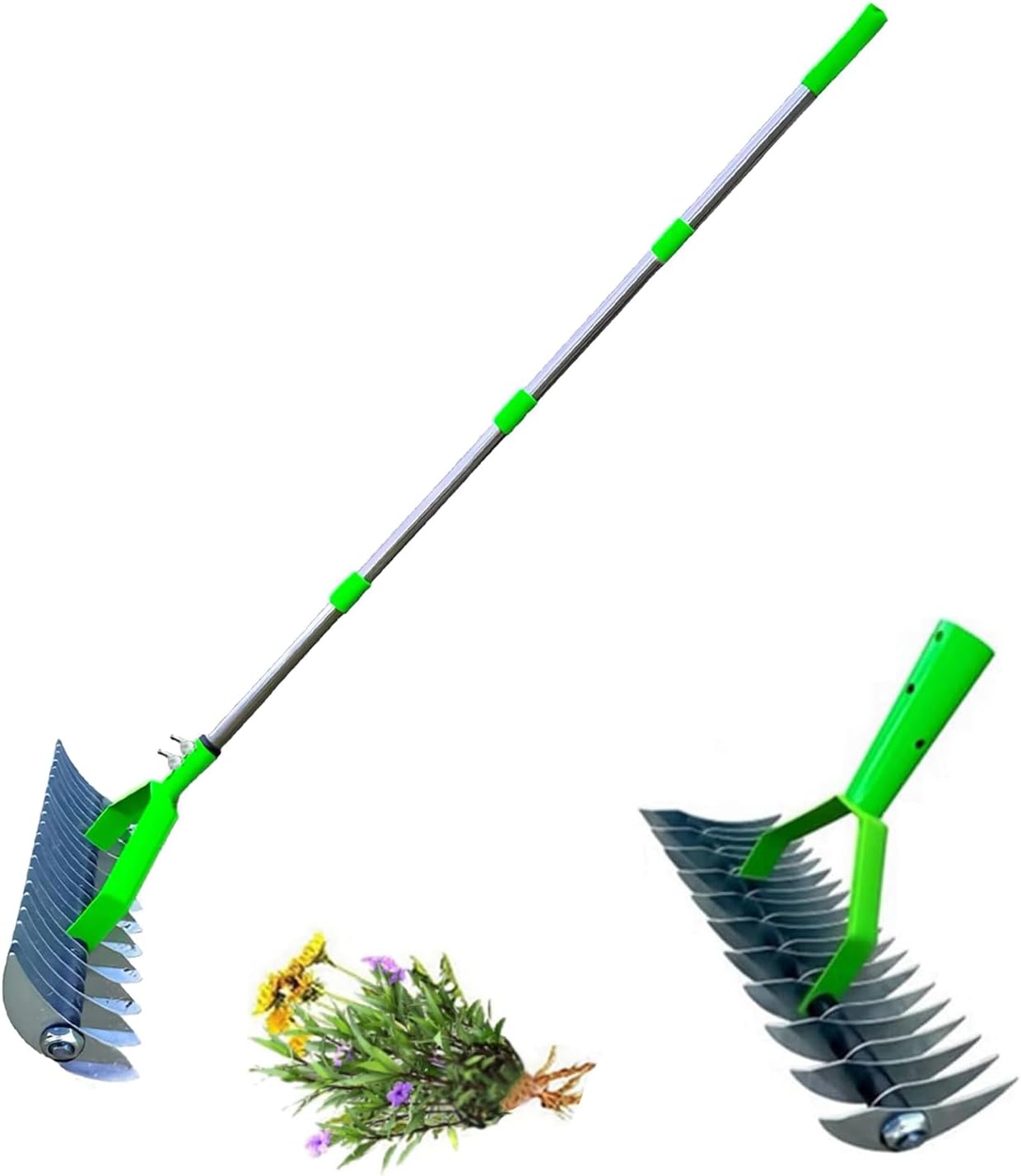 Garden Lawn Scarifier, Scarifier Rake with Handle, Lawn Aerator Garden ...